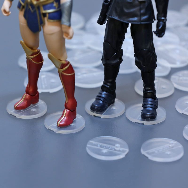 FIGURESLAB 100PCS Action Figure Support Stand with Peg, 6 inch Figures ...