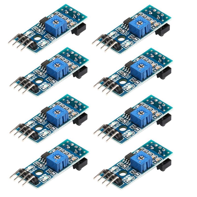 GERUI Pack of 8 TCRT5000 Infrared Reflector Sensor Modules, Digital ...