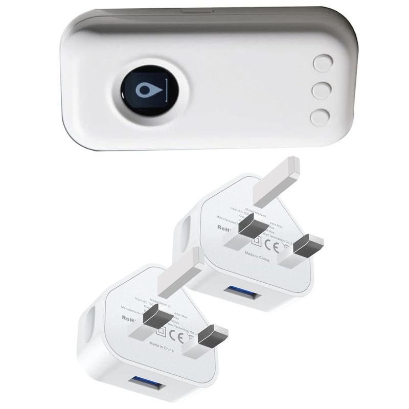 GPS Tracker – Real-Time Location Monitoring, with 2 Pack 5V1A New fast ...