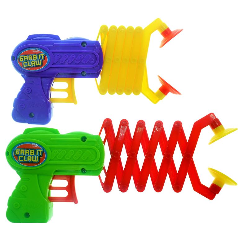 JA-RU Robot Arm Claw Grabber Gun (2 Toy Assorted) 12 Inch Long Reach ...