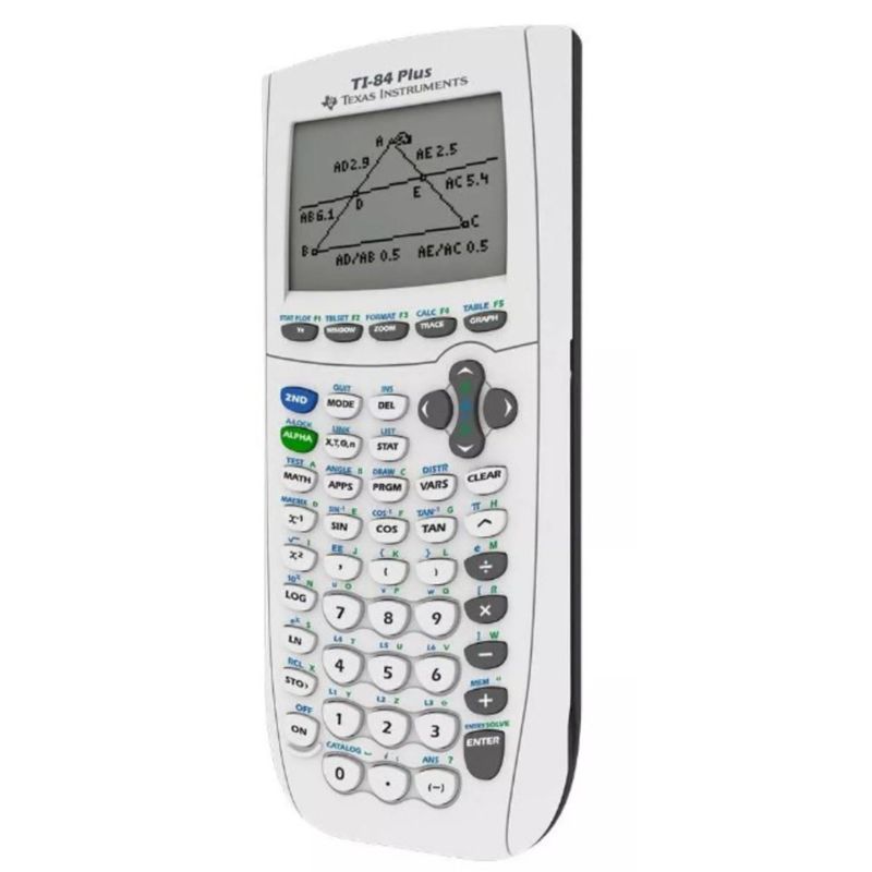 Texas Instruments Ti-84 Plus Graphing Calculator, White - EveryMarket