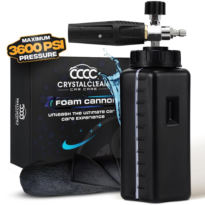 Crystal Clean High Performance Foam Cannon, Premium Quality Adjustable ...