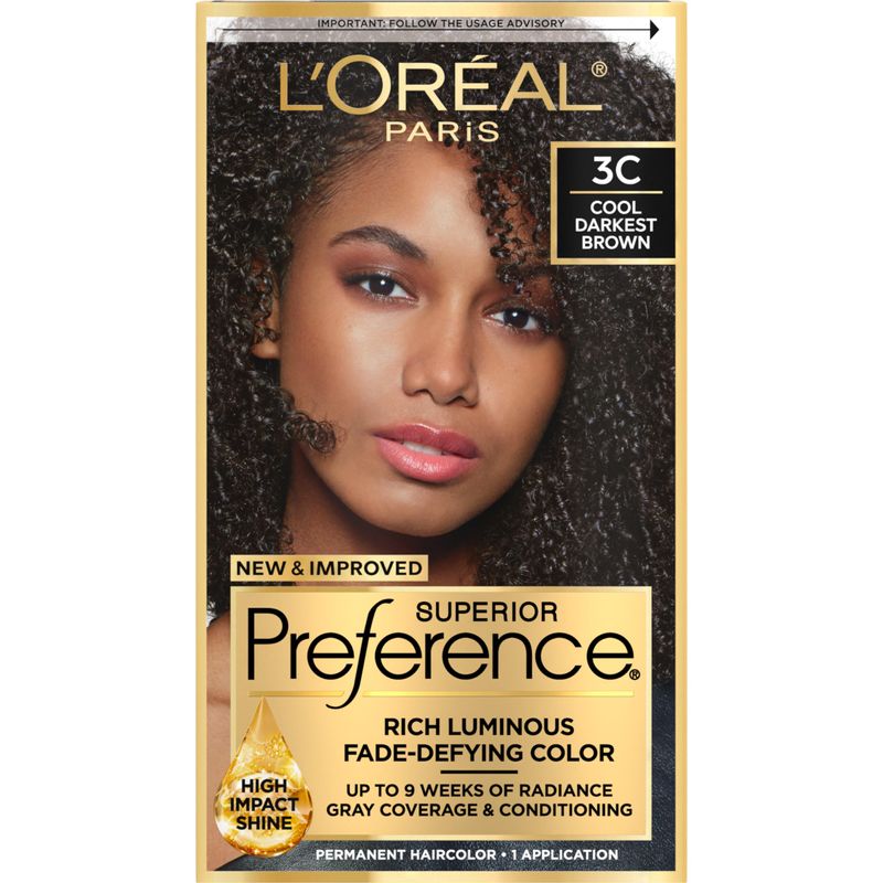 L'Oreal Paris Superior Preference Fade-Defying + Shine Permanent Hair ...