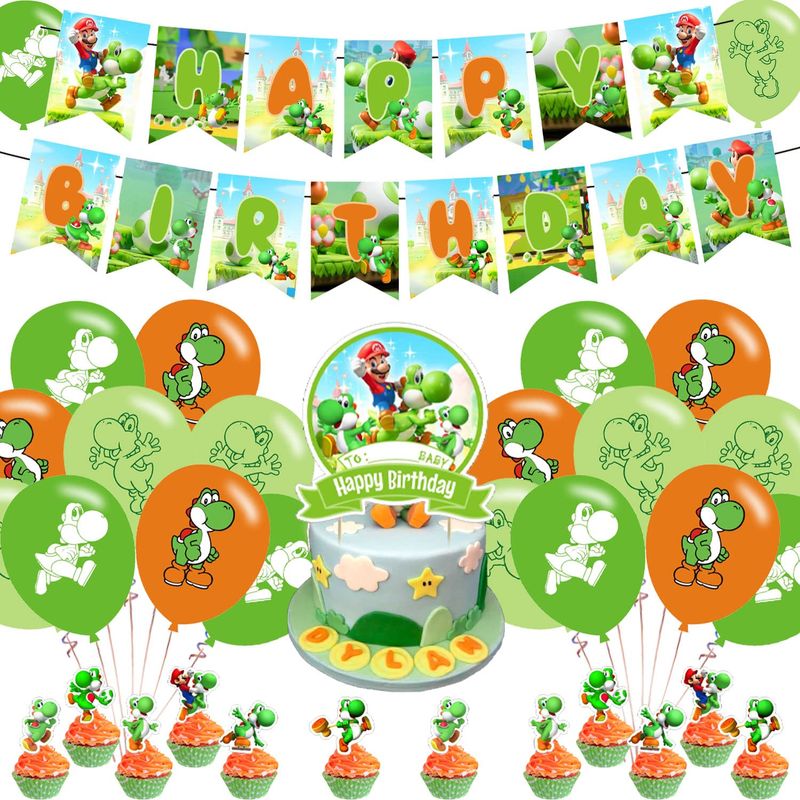 Yoshi Party Decorations,Birthday Party Supplies For Mario Yoshi Party ...