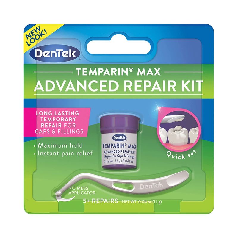 DenTek Temparin Max Caps & Fillings Repair Kit - 0.0733 oz, Pack of 4 ...