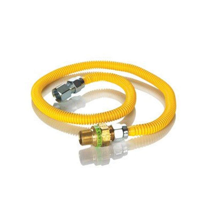 Brasscraft Gas Connector Coated Stainless Steel 36 " 1/2 " Mip X 1/2 ...