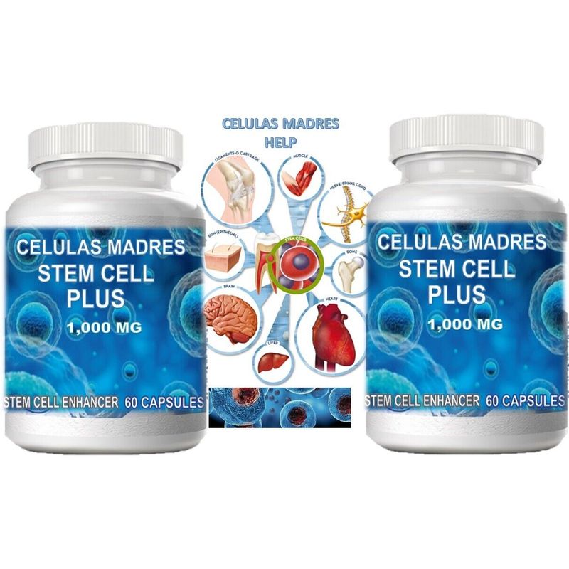 MADRE CELL- 1000 MG- STEM CELL 120 CAPSULES VITAL PLUS CELULAS MADRES ...
