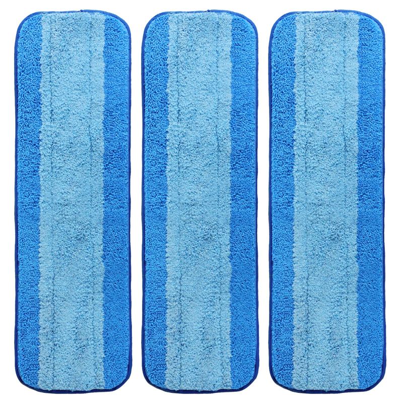Zehrai 3 Pack Microfiber Cleaning Pads for Bona Mop, Hardwood & Hard ...