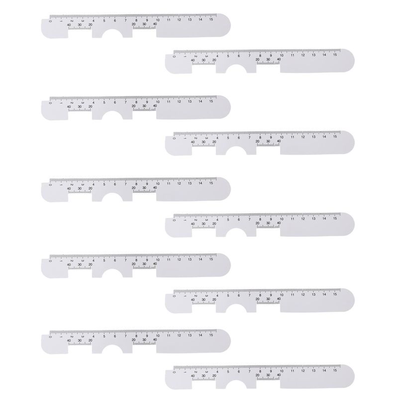 FOMIYES 10pcs PD Ruler Pupillary Distance Ruler Pupil Measurement Tool ...