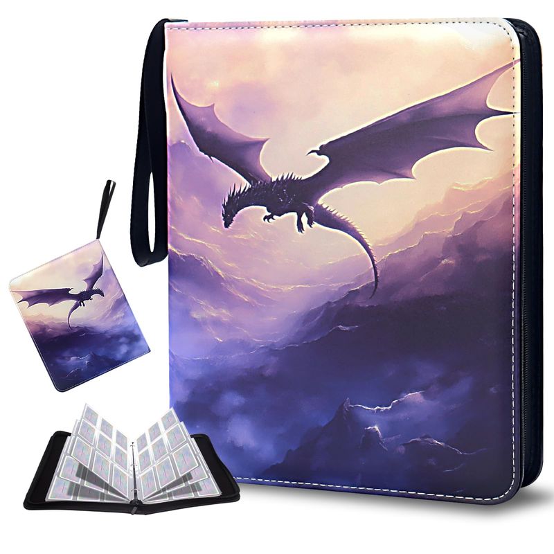 Card Binder 9 Pocket, Trading Card Binder 900 Pockets Sports Card ...