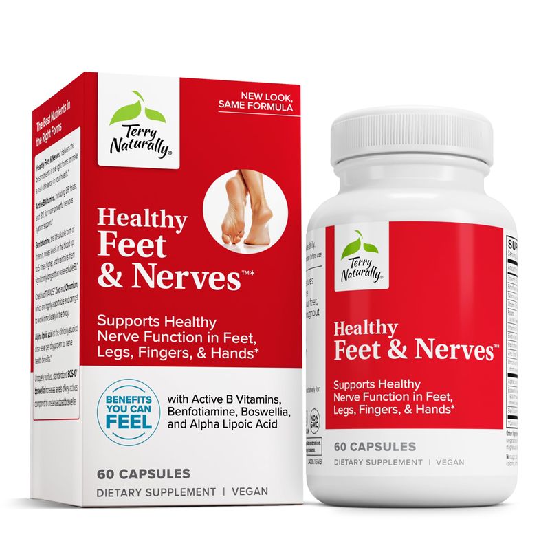 Terry Naturally Healthy Feet & Nerves - Herbal Supplement with ...