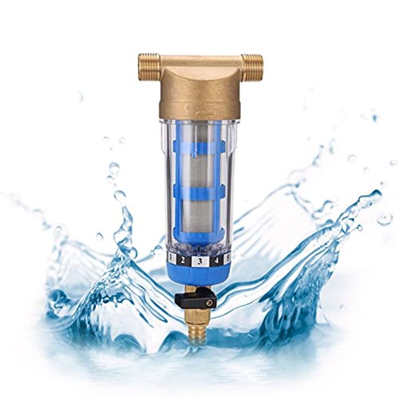 Water Filter, Reusable Spin-Down Sediment Water Filter, Inch Tap Water ...