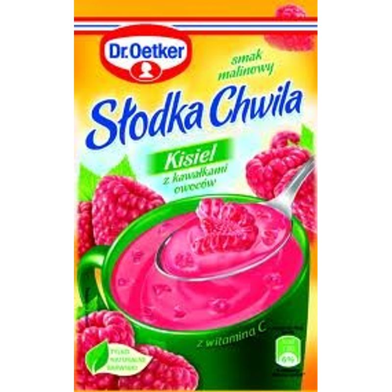 Dr Oetker Slodka Chwila Kisiel Raspberry 5-pack 5x31.5g/5x1.1oz Eastern ...