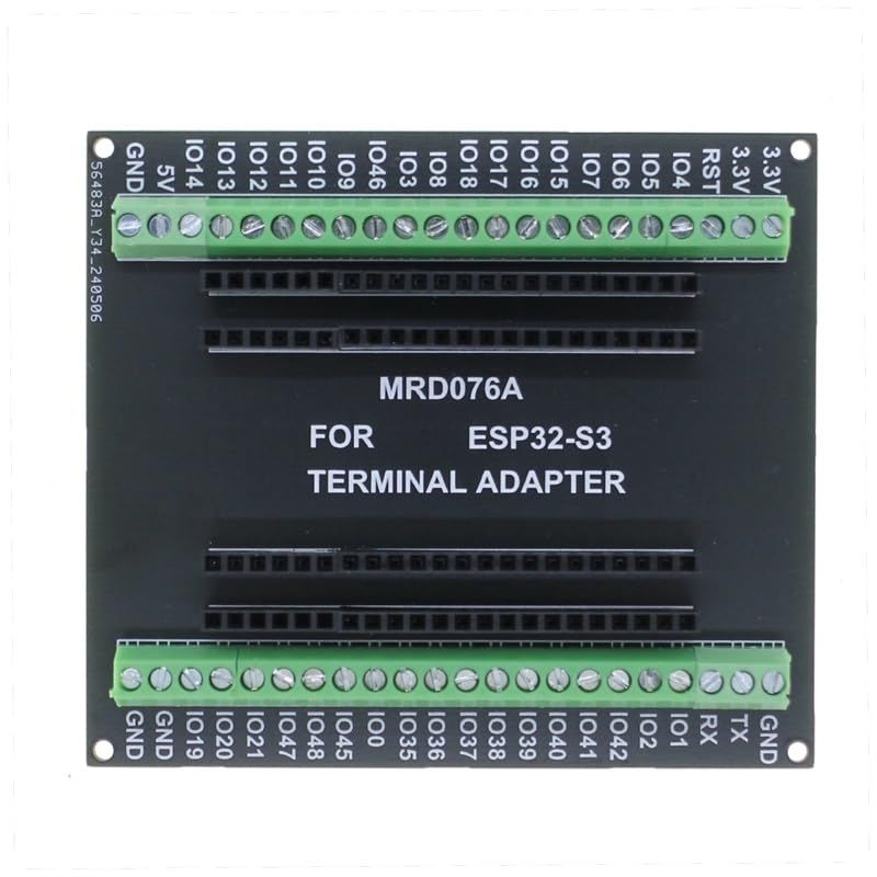 ESP32-S3 Screw Shield Board, 44Pins GPIO 1 to 3 Expansion Board for ...