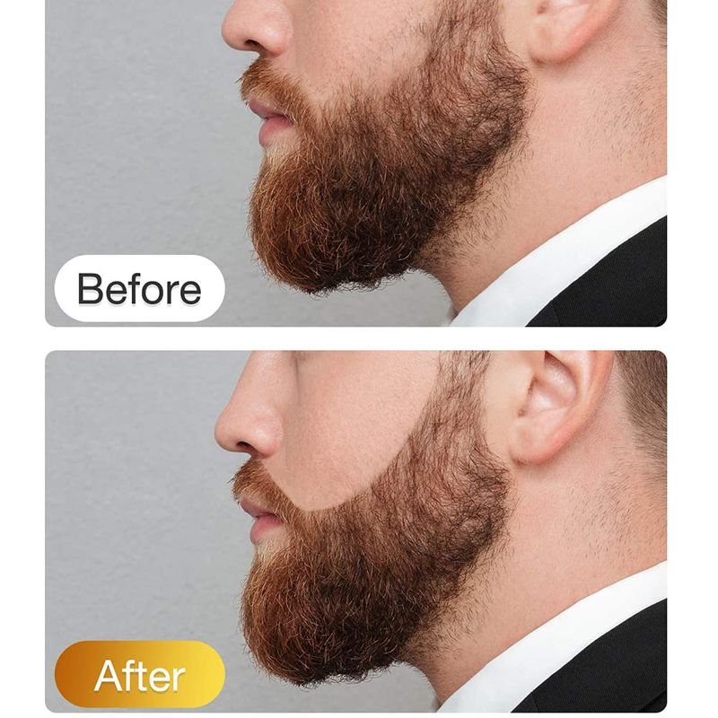 VERONNI Black Beard Pen Filler For Men Beard Thickener Kit Long Lasting ...