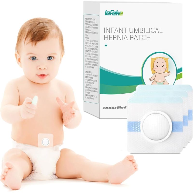 Baby Belly Navel Patches, Cotton Pads for Baby Belly Button Hernia ...