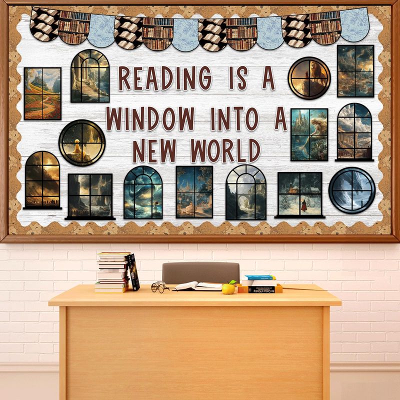 Reading Bulletin Board Set Positive Classroom Decorations Reading is A ...