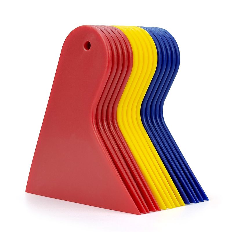 Umaki 15 Pieces Plastic Scrapers, Plastic Putty Knife Set, Paint ...