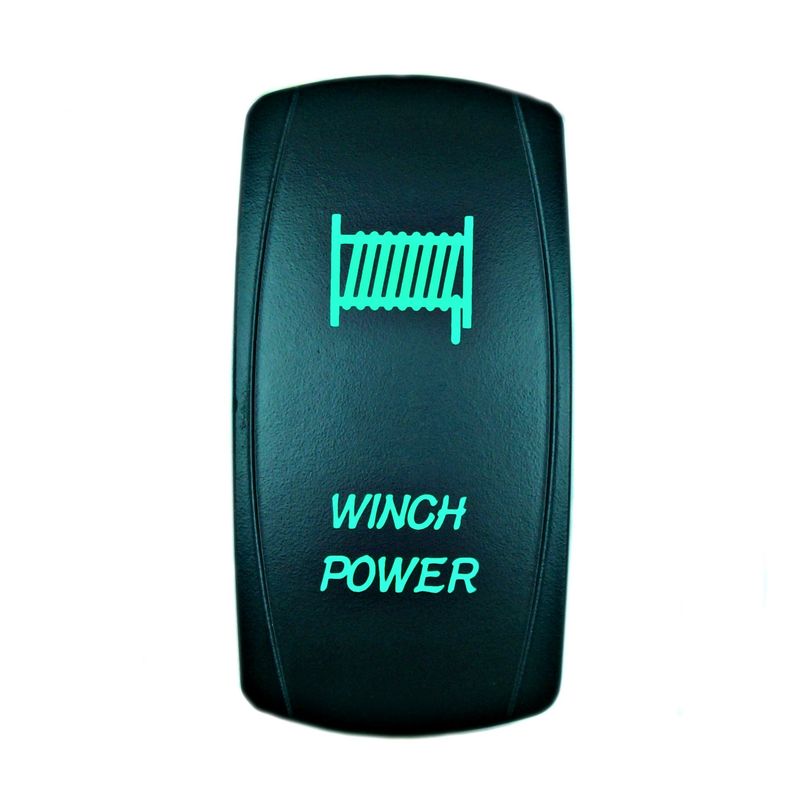 Universal Laser Rocker Switch Backlit LED WINCH POWER for Car Truck ...