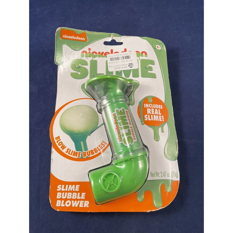 Nickelodeon GAK Slime Bubble Blower Green Sealed *NEW* includes Real ...