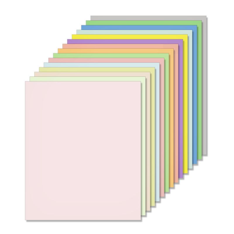 Acidea 45 Sheets 15 Assorted Colors Macaron Colored Cardstock Paper ...