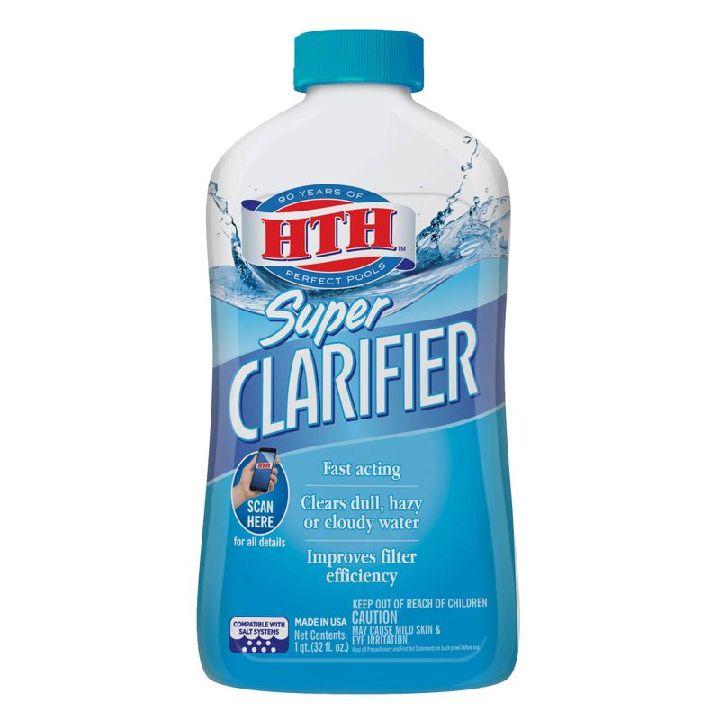 HTH 67023 Super Clarifier Swimming Pool Cleaner, 32 fl oz - Online ...