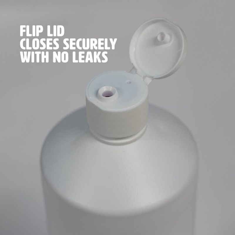 Palm Safe 2pcs 1 Litre HDPE Durable Plastic Bottles BPA Free Refillable ...