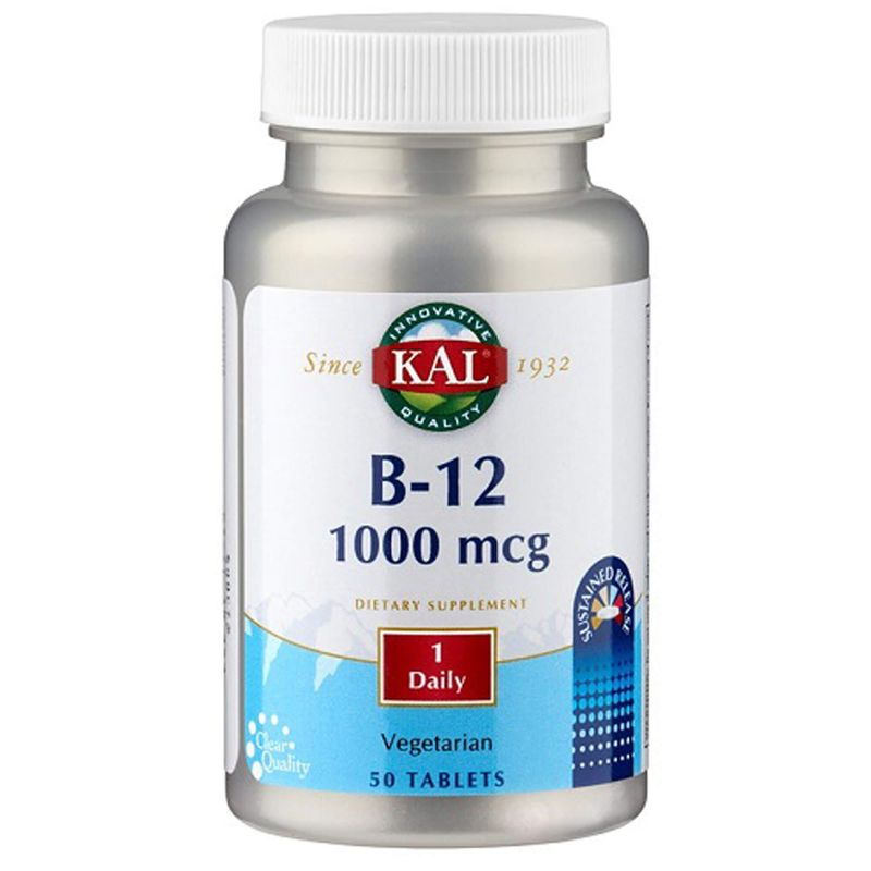 Vitamin B12 1000 mcg KAL, 50 St TAB - Online Marketplace - EveryMarket