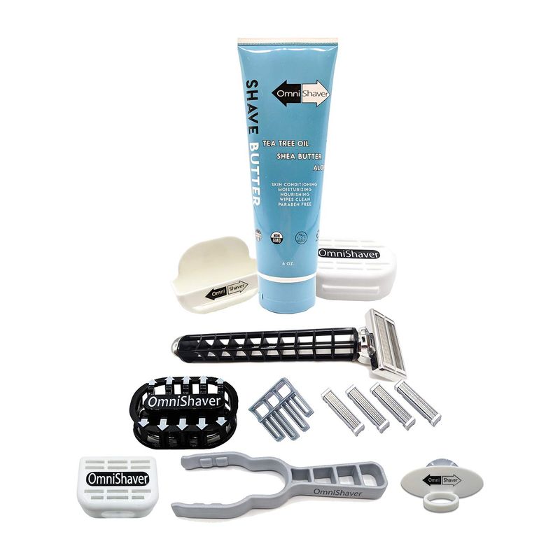 Deluxe Omnishaver Kit - The Fastest Way to Shave Head, Legs, Arms, Body ...