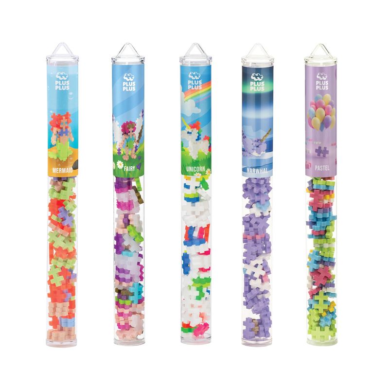 PLUS PLUS - Fantasy 5 Piece Playset Bundle, 70 pc Tubes - Construction ...