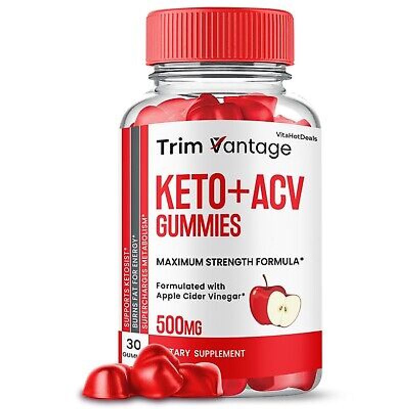 Trim Vantage Keto ACV Gummies, TrimVantage ACV Max Strength Supplement ...