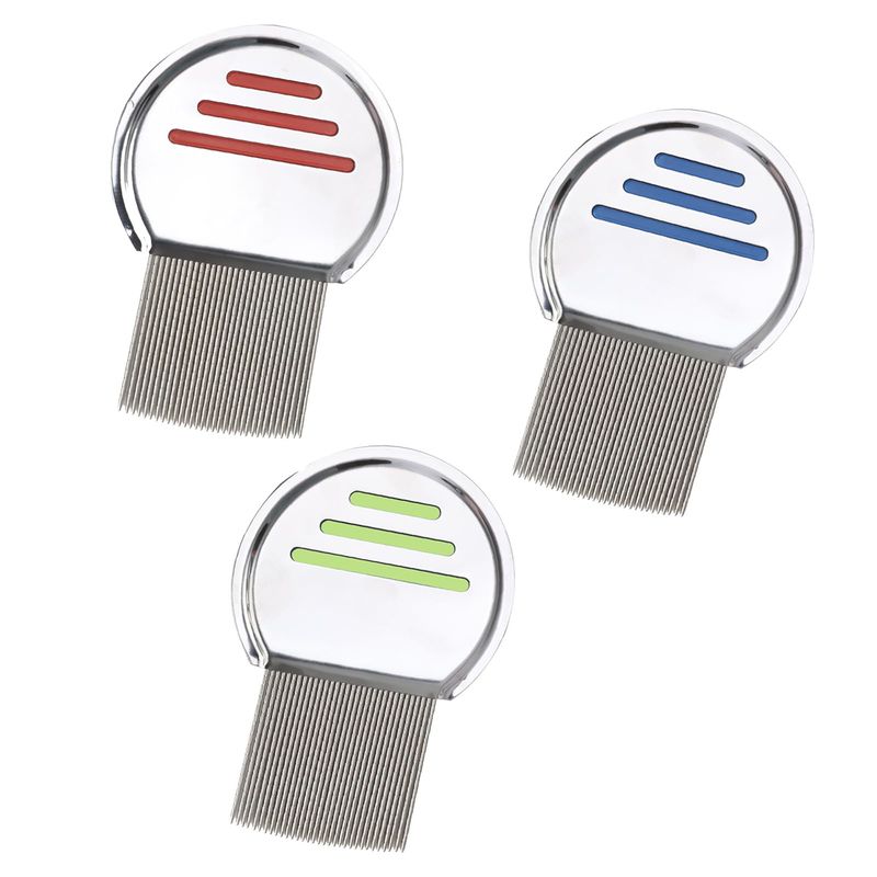 Lice Combs, Flea Lice Removal Combs Head Nit Treatment, Stainless Steel ...
