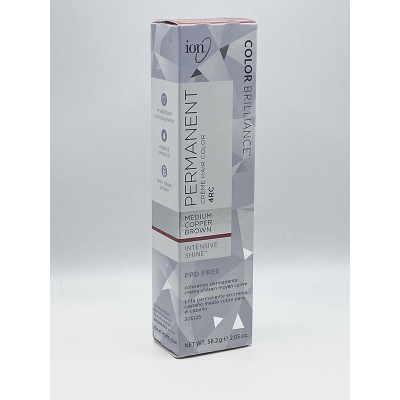 Ion 4RC Medium Copper Brown Permanent Creme Hair Color 4RC Medium ...