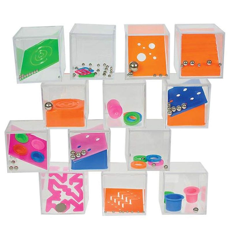 Gamie Brain Teaser Puzzles for Kids, Pack of 12, Mini 1.5 Inch Maze ...