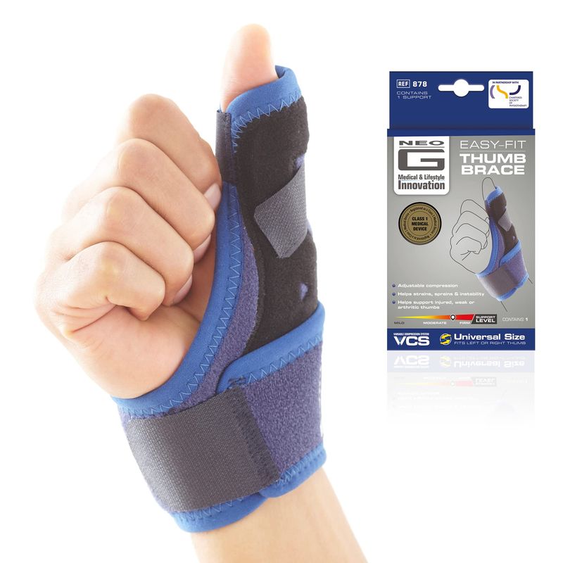 Neo-G Easy-Fit Thumb Brace – Thumb Splint for Trigger Thumb, Carpal ...