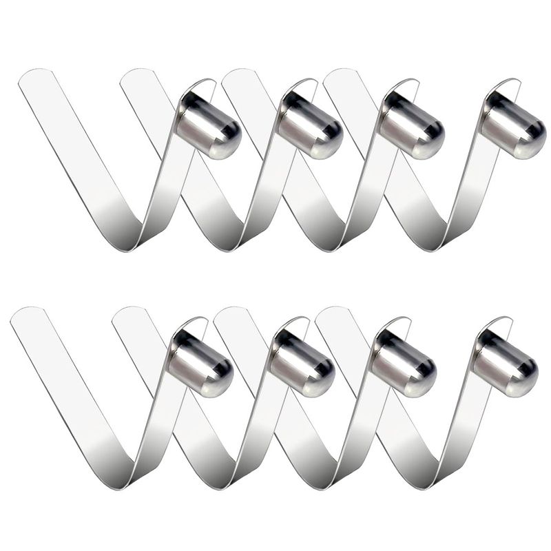 HZMM 8 Pcs Kayak Paddle Spring Snap Clips, Tent Pole Clips, Stainless ...