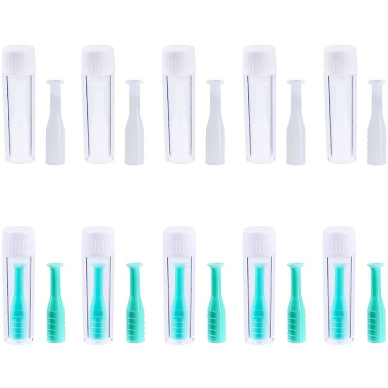 iGeyzoe 10 Pack Hard Contact Lens Remover, RGP Plunger Contact Plunger ...