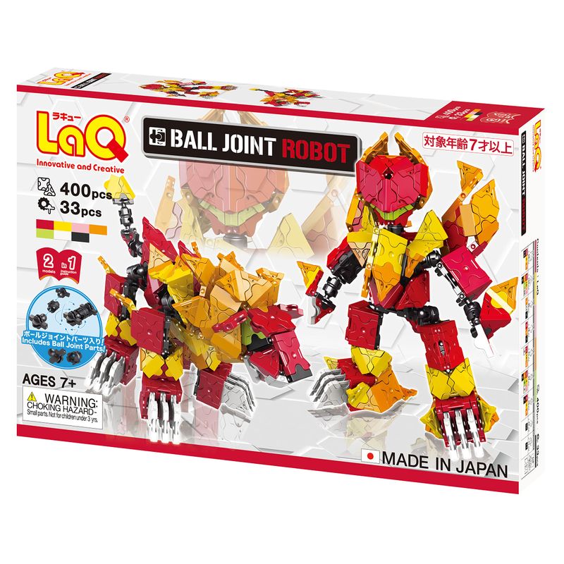 LaQ Ball Joint Robot | 360 Pieces | 2 Models | Age 5+ | Creative, Educational Construction Toy ...