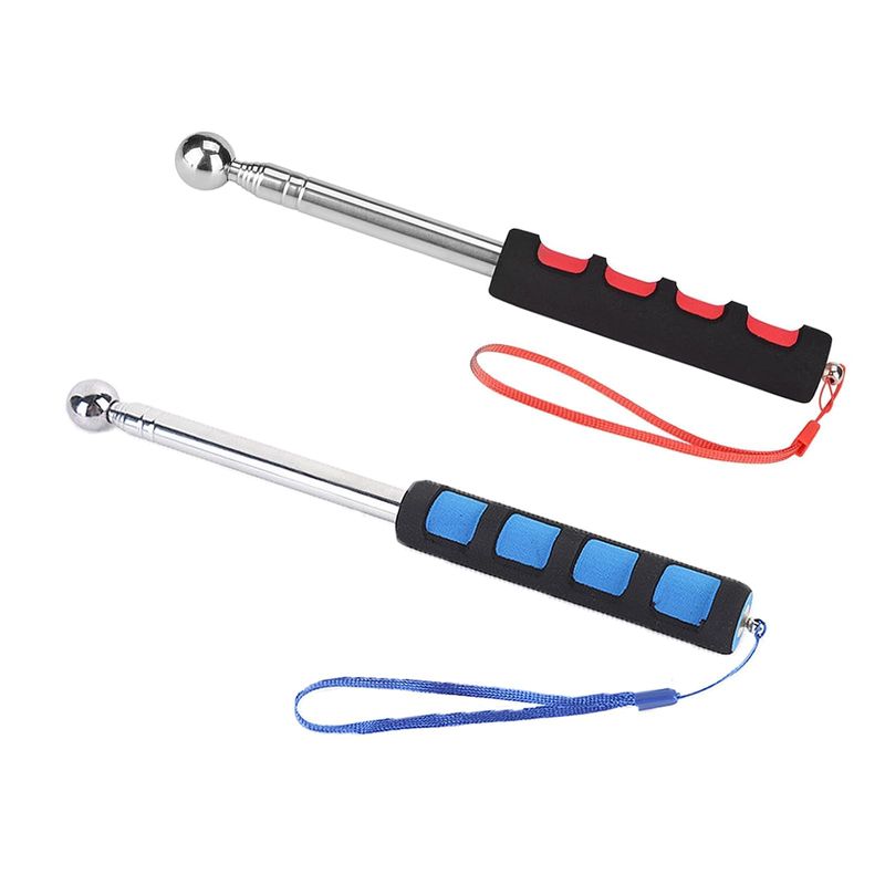 2pcs Self Defence Stick Retractable, Wall Check Hammer, Telescopic ...