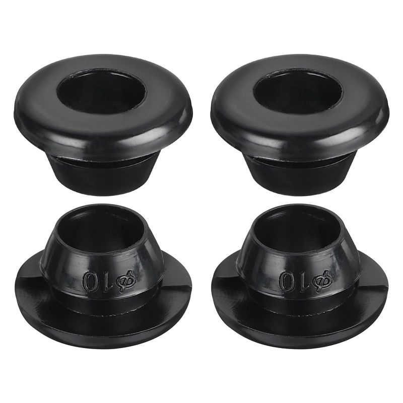 uxcell 10pcs Rubber Grommets 10mm Mounting Diameter 8mm Inner Diameter ...