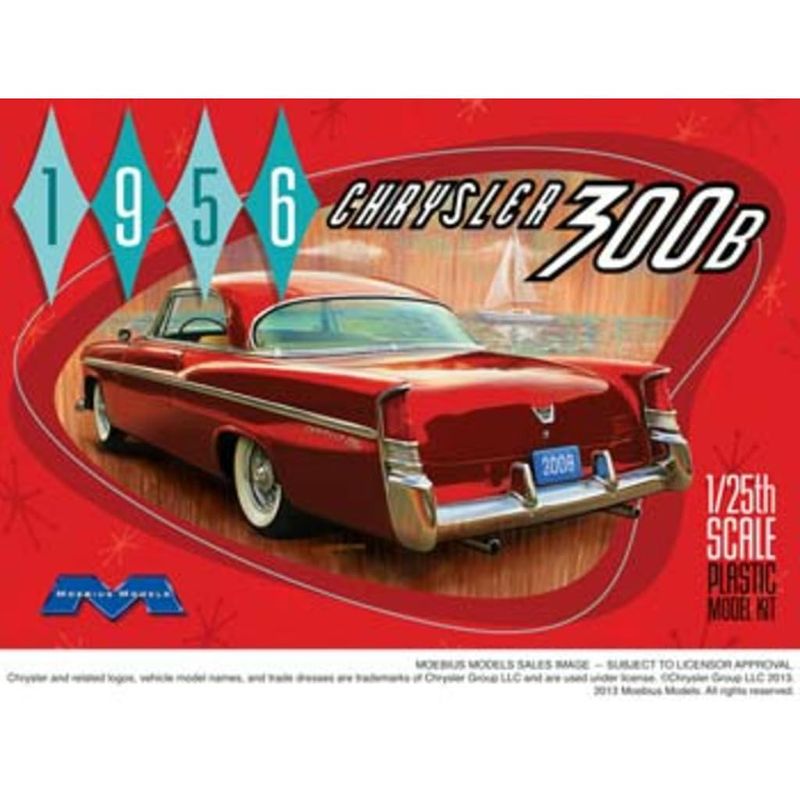 Platz Moebius Chrysler 300B 1956 Model Kit - Online Marketplace ...