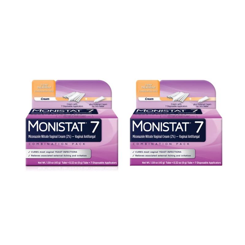 Monistat 7-Day Yeast Infection Treatment | Cream + External Itch Relief ...