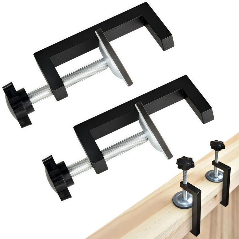 2 Pcs G Clamp for Woodwork Adjustable Screw Small Clamps Heavy Duty ...