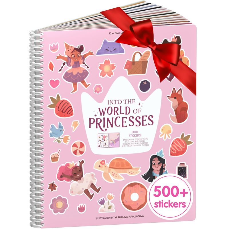 Princess Sticker Book Activity for Kids - World of Princesses by Cupkin, Toddler Airplane Travel ...