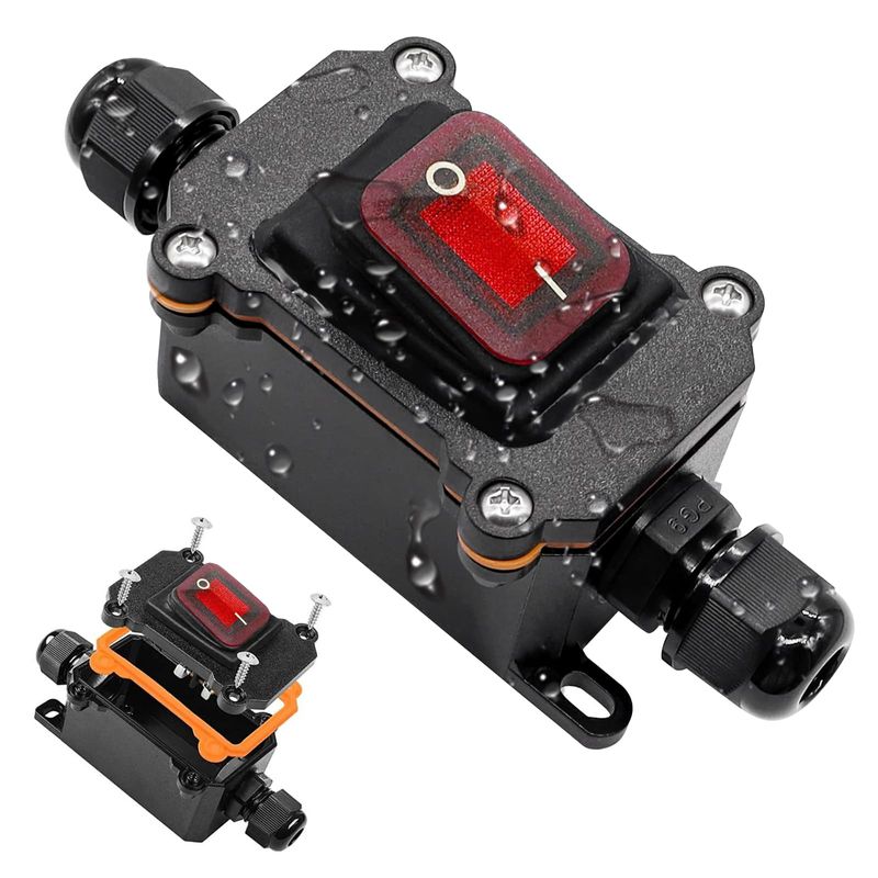 Waterproof Inline Switch 12 V DC 20 A Cable Switch IP67 Switch Line ...