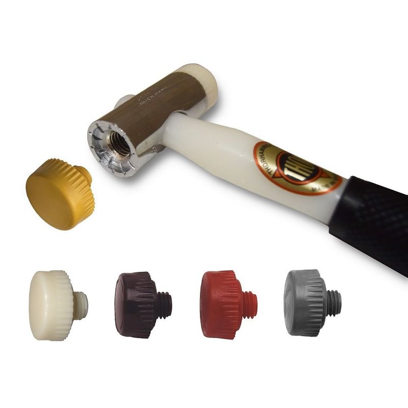 Thor 710 Glazing Hammer with Soft to Hard Nylon Face Pack - Window ...