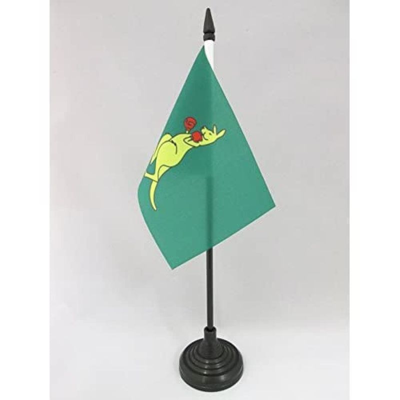 AZ FLAG - Table Flag Boxing Kangaroo - 15 x 10 cm - Boxing Matilda ...