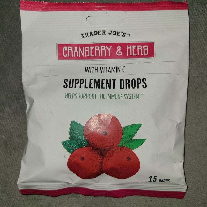 Trader Joe's Cranberry & Herb Vitamin C Supplement Drops 2 Packs - Online Marketplace - EveryMarket