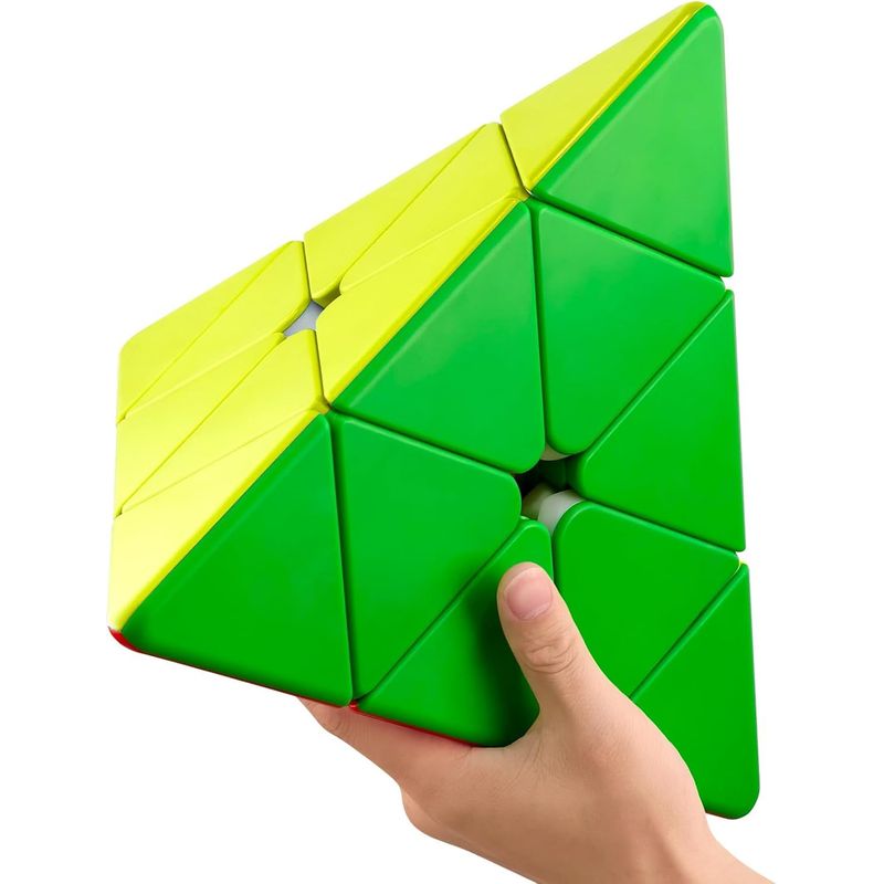ROXENDA Giant Pyramid Cube 3x3x3 (27.5cm) - Stickerless Speed Pyraminx ...