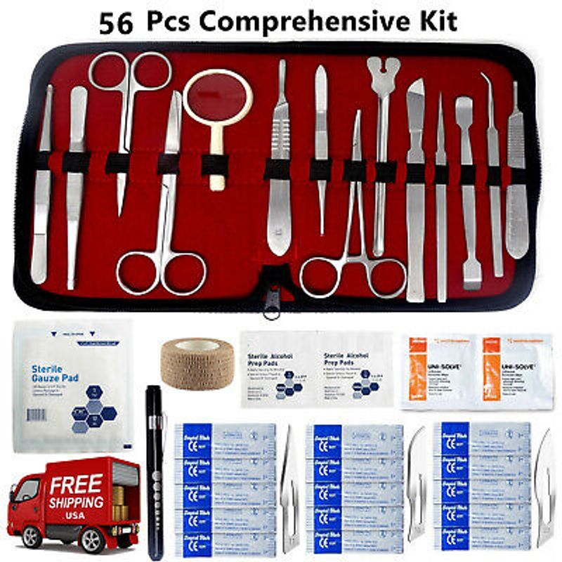 Suture First Aid Advanced Surgical Suture Kit Trauma Tactical Emergency ...